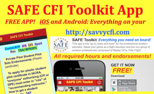 SAFE CFI Toolkit App!